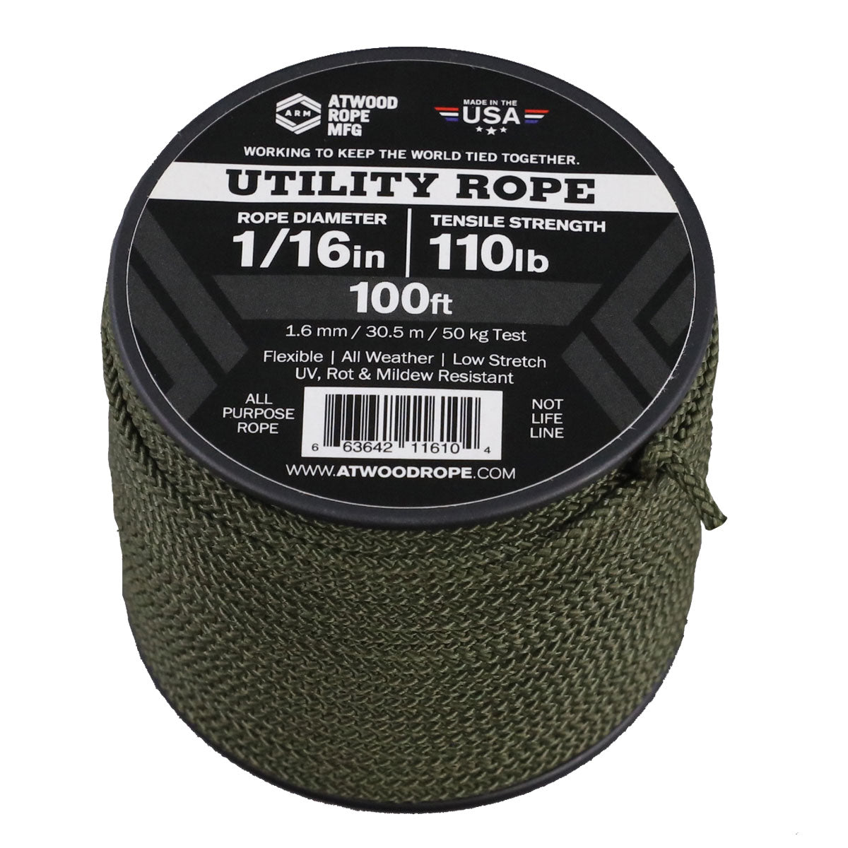 1/16 - Olive – Atwood Rope MFG